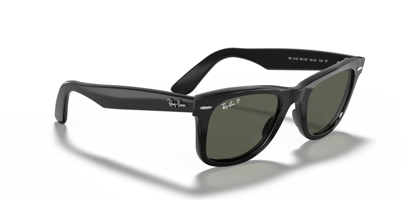 Lentes De Sol Ray-Ban RB2140 Wayfarer Verde/Negro – Ópticas GMO