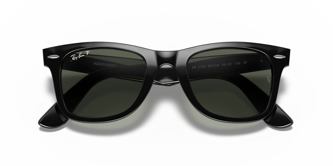 Lentes De Sol Ray-Ban RB2140 Wayfarer Verde/Negro – Ópticas GMO
