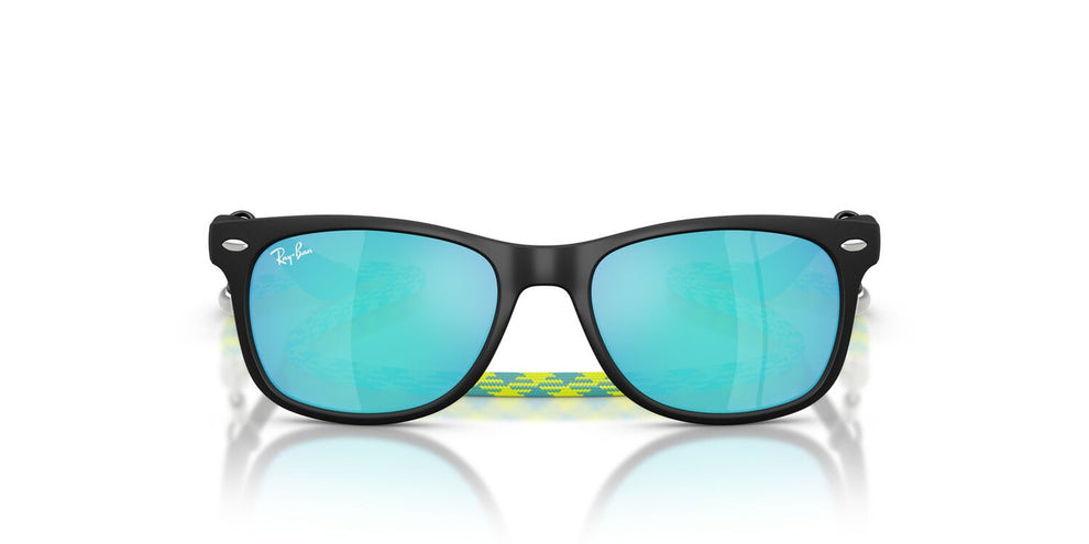 Lentes De Sol Ray-Ban RJ9052S Junior New Wayfarer Verde/Negro – Ópticas GMO