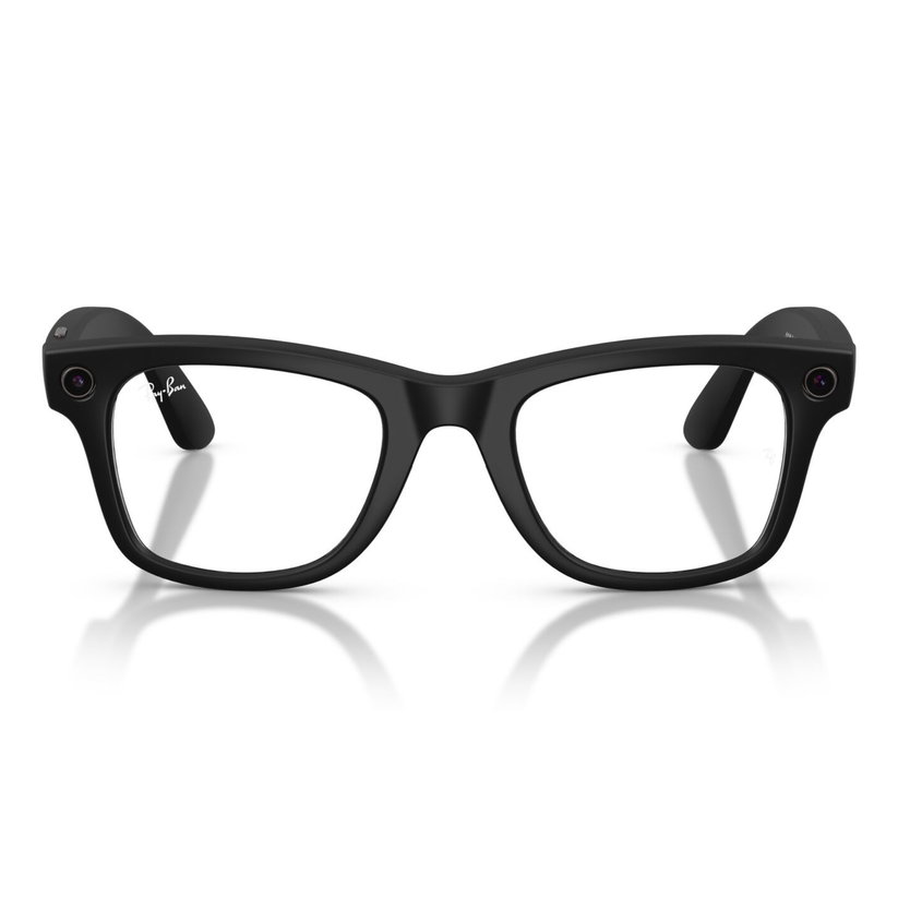 Lentes De Sol Ray-Ban Meta 0RW4012 Wayfarer Transitions Large Gris/Neg ...